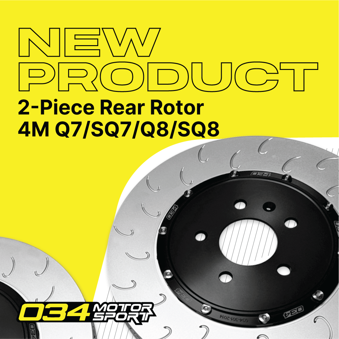 2-Piece Floating Rear Brake Rotor Upgrade Now Available from 034Motorsport!