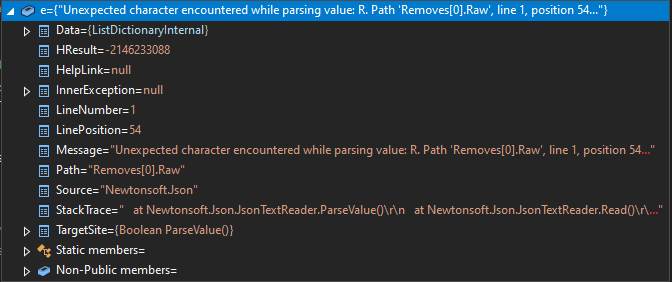 C Json Values Serialized In Dart Contain Wont Deserialize Stack Overflow 0707