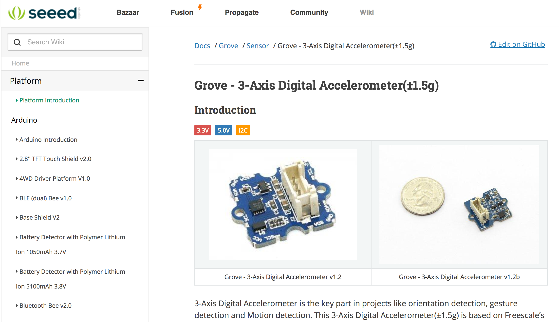 NefryでGrove加速度センサを触るメモ #Arduino - Qiita