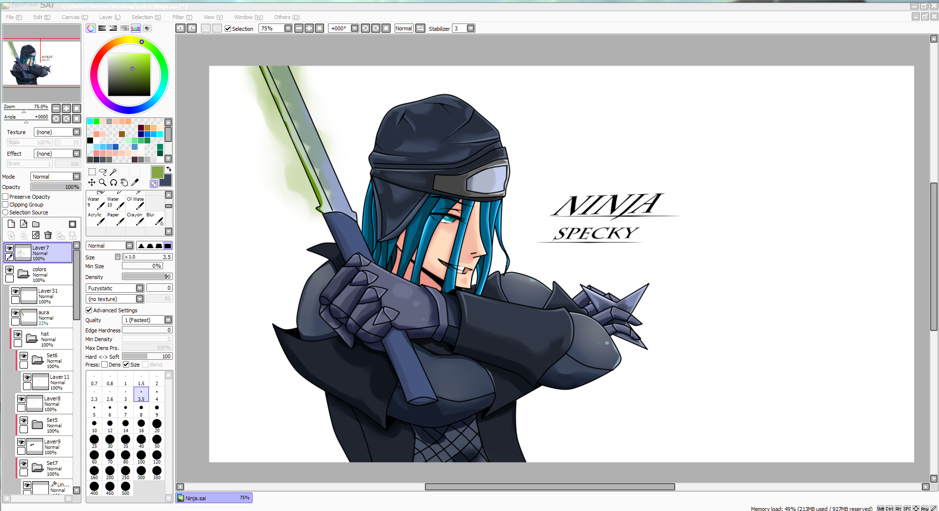 Ninja (Mouse Drawing Finished) - Fan Art - Forum | RealmEye.com