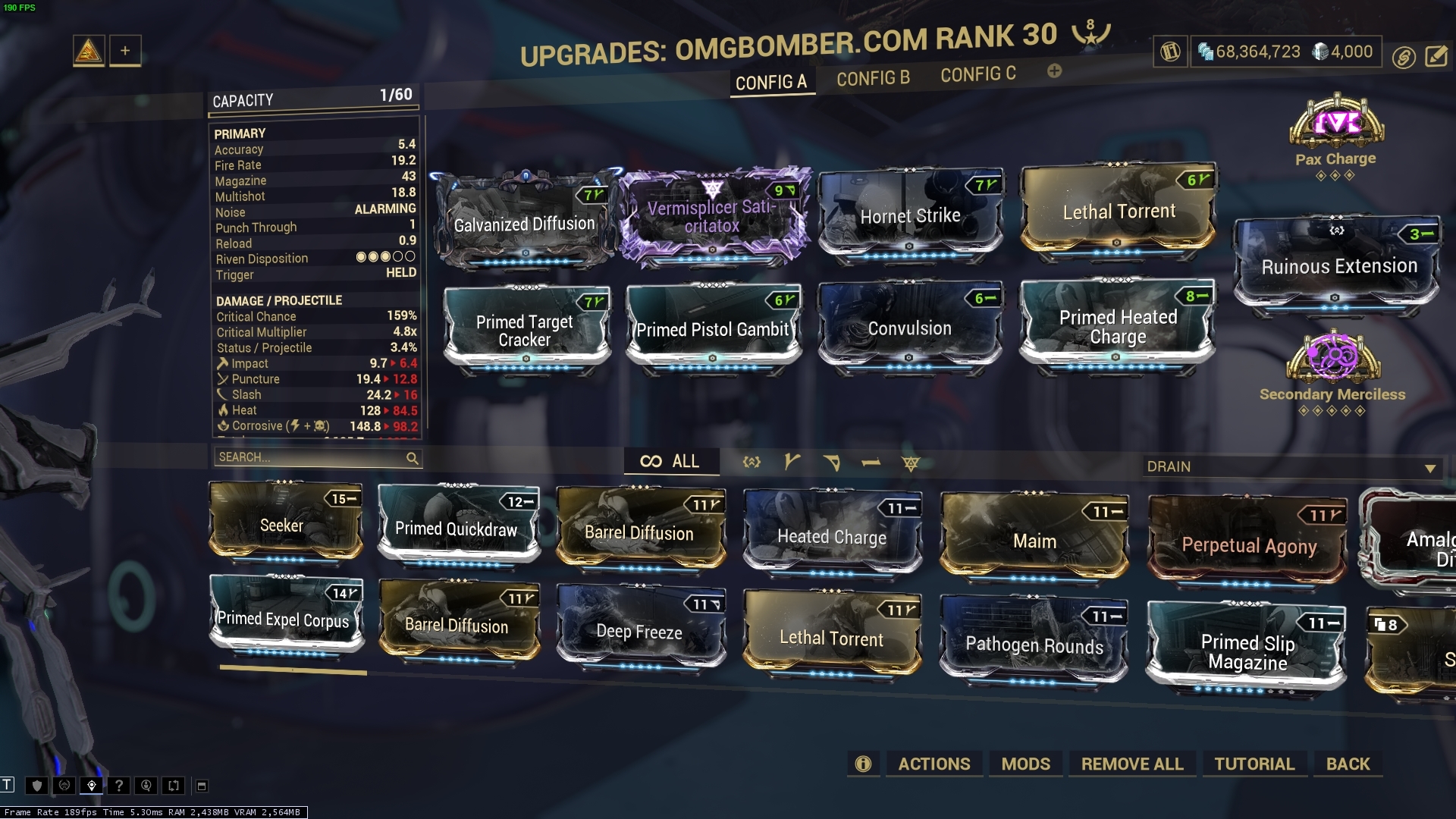 4 Forma Grendel Build by omgbomber1 - Godlike Grendel | All Around ...