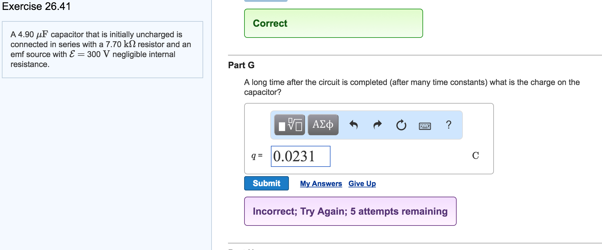 Solved Part B Construct A Circuit Containing Two 10 2