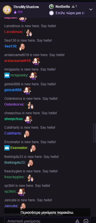 Chat getting spammed by users joining : r/Twitch