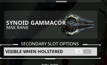 Wrist weapon holster always present - Art & Animation - Warframe Forums