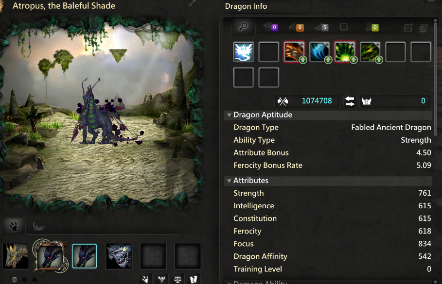 Bug Report - Solved - The second skill of Atropus is empty | AdeptGamer ...