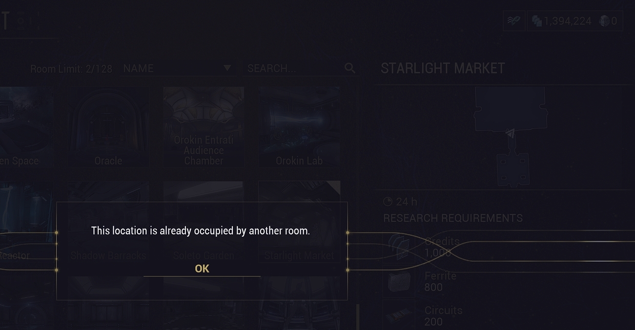 Dojo "This Location is Already Occupied by Another Room" on an ...