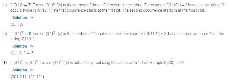 Solved Boolean Express the range of each function using | Chegg.com