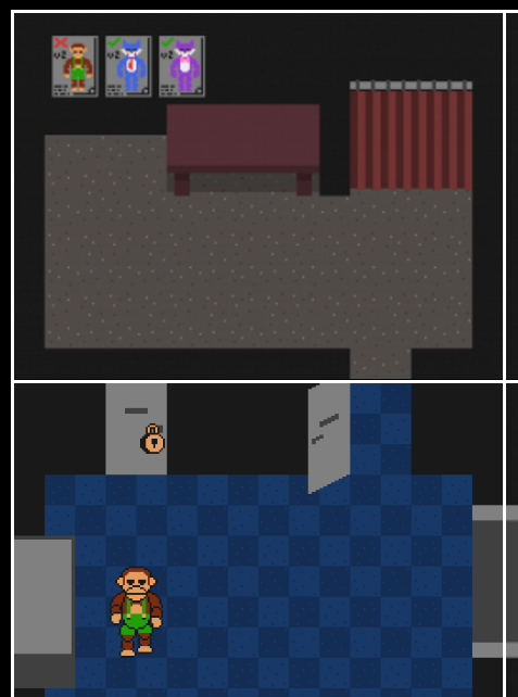 The minigame layout in FNAC2 implies that RAT comes from a door to ...