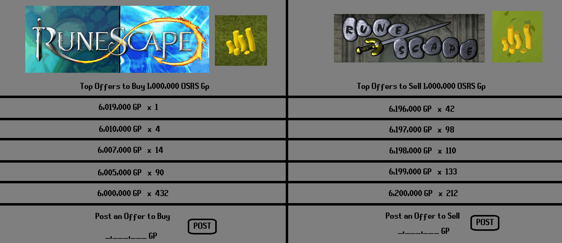 Jagex, ban gold swapping or make an official system for it because the ...