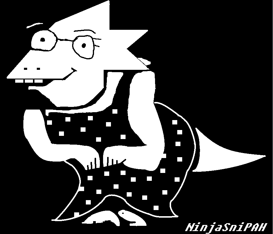 Back again with some (awful) Alphys art this time! : r/Undertale