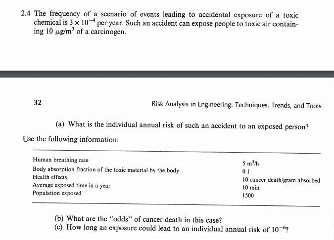 RAE, pp. 31-32, Problem 2.4. Take information from | Chegg.com