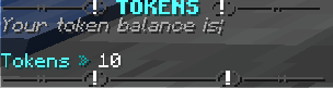 Tokens | SpigotMC - High Performance Minecraft Community