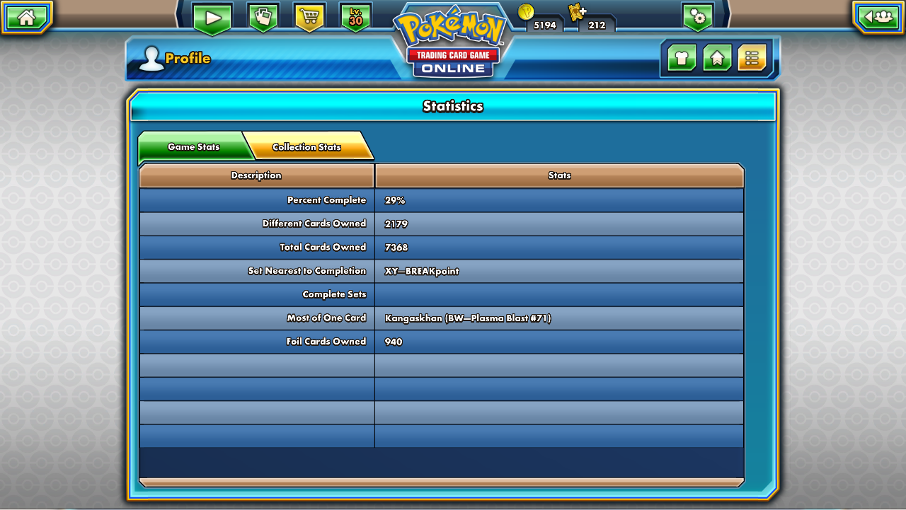 Post your stats! : r/ptcgo