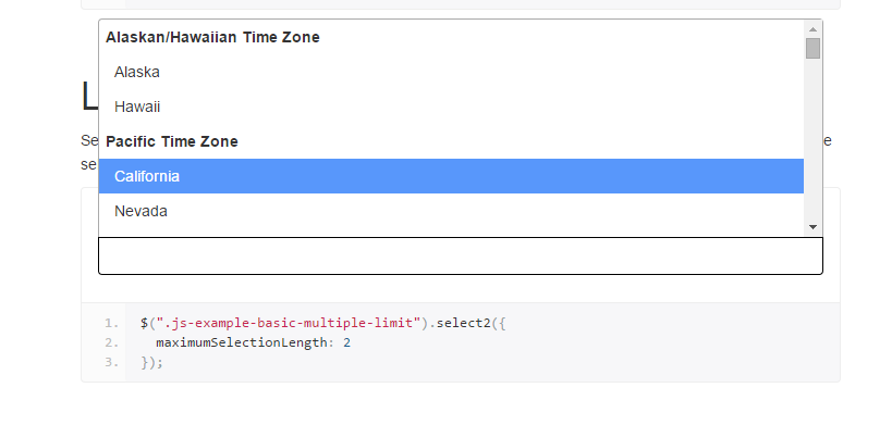 maximumSelectionLength and up position select · Issue #4168 · select2/select2 · GitHub