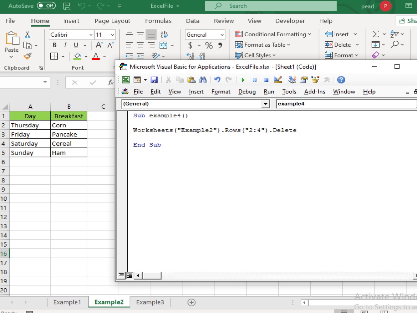 Excel VBA Delete Row 500 Rockets Marketing