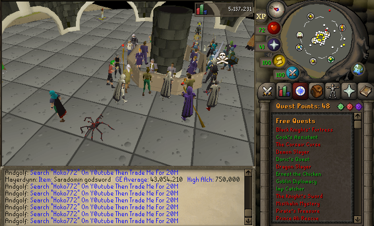 Selling 07 rs acc 63CB 1 def pure | Sell & Trade Game Items | OSRS Gold ...