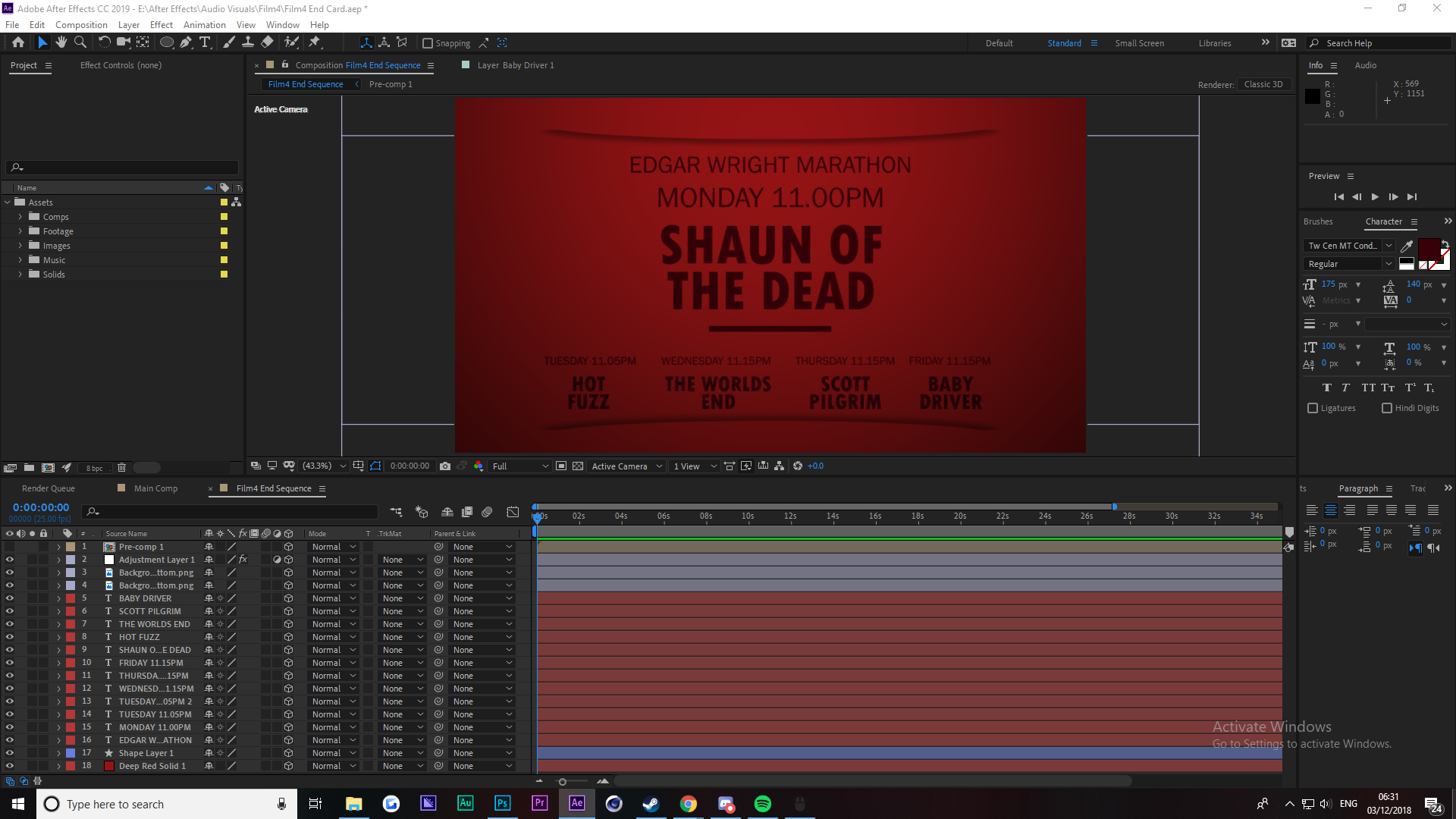 Audio Visual Techniques – Matthew Hizzett (Visual Effects and Motion ...