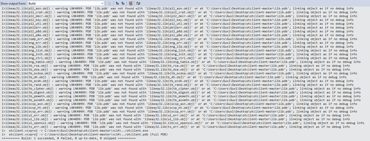 Compiling - OTClient | OTLand