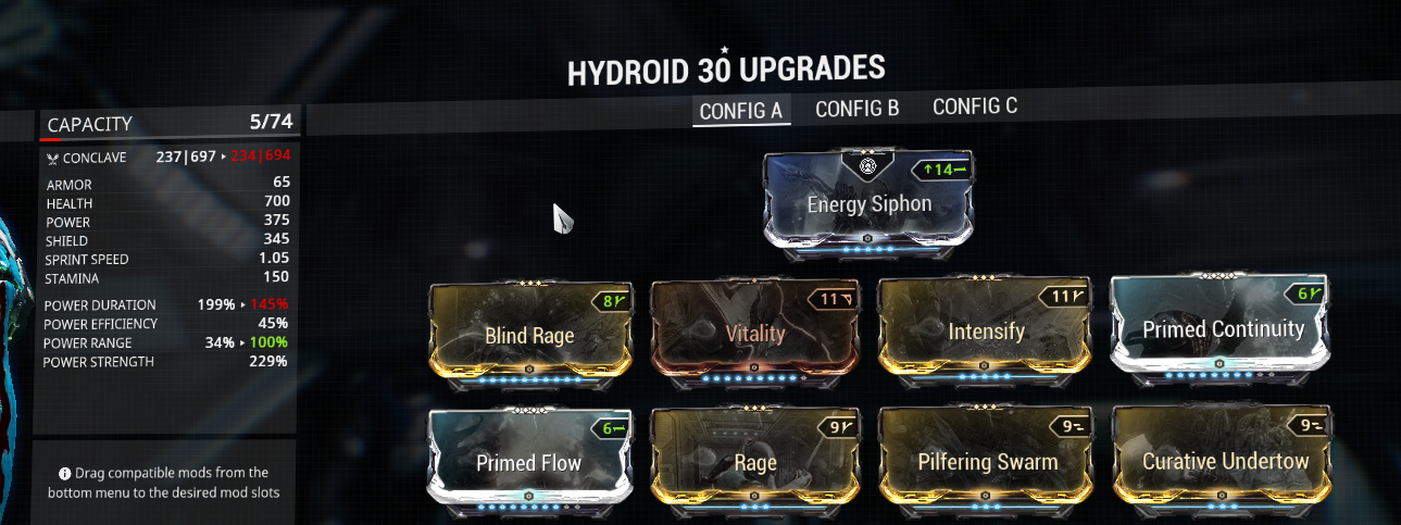 Hydroid's Pilfering Swarm Build? - Players helping Players - Warframe ...