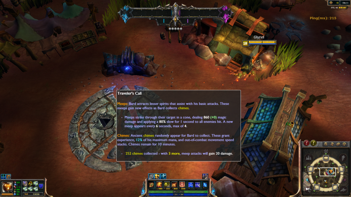 So I couldn't sleep and went to see how far I could go on Bard's chimes ...