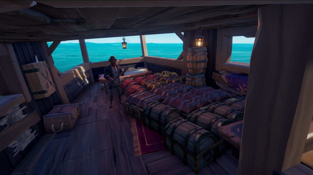 One and a half hour of farming on a sloop was worth it. : r/Seaofthieves