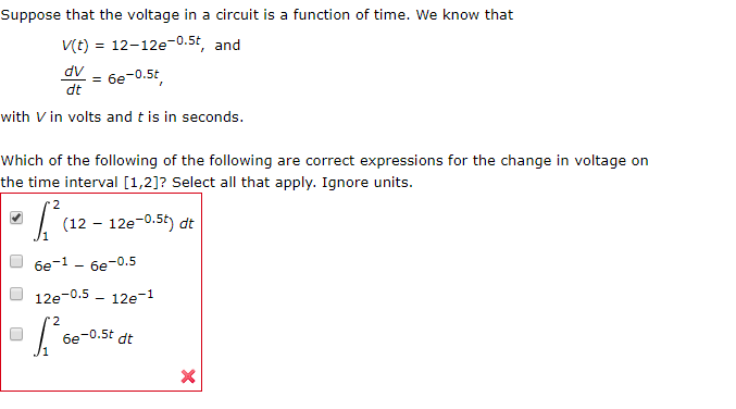 Solved Suppose that the voltage in a circuit is a function | Chegg.com