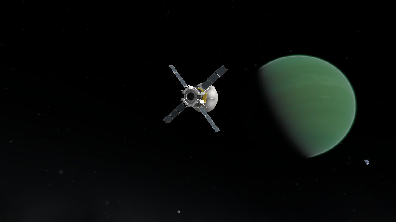 Beautiful image from my 1st LEGIT Jool probe! : r/KerbalSpaceProgram