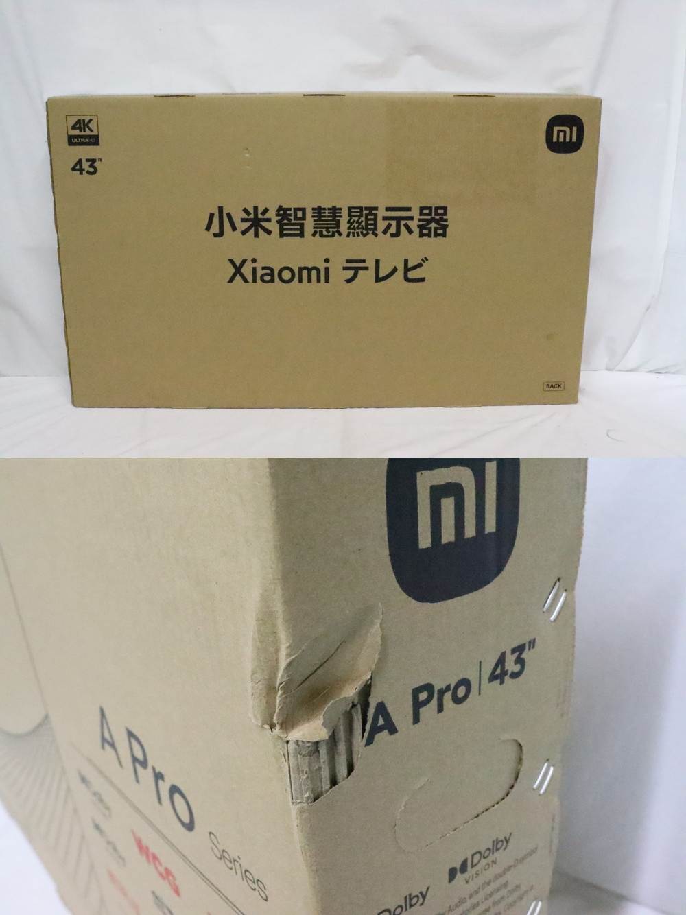 【樂淘letao】日本代購代標第一品牌－【2ヤP141】1円スタート 未開封品 Xiaomi シャオミ A Proシリーズ 4K液晶テレビ 43型 L43M8-A2TWN Google TV ...