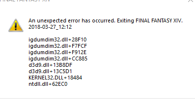 Constantly Receiving Errors : r/ffxiv