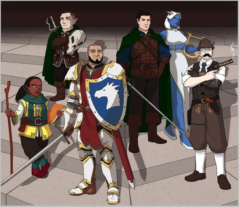 I drew this for my DnD group. We were lucky on several occasions... : r ...