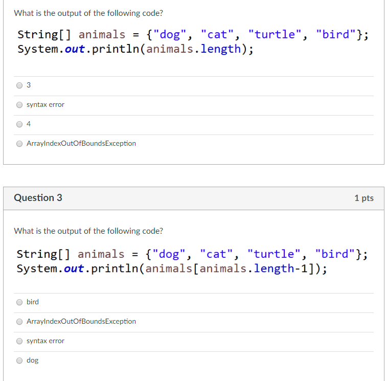 Solved What Is The Output Of The Following Code String 6916