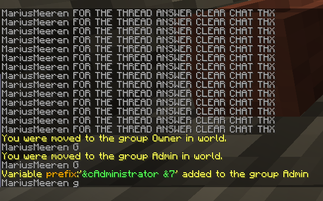 Problem/Bug - My Groupmanager just does not work! Help Me! | Bukkit Forums