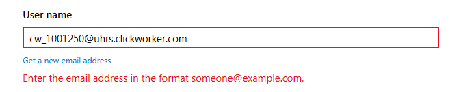 Trying to sign up for UHSR clickworker, getting error : r/WorkOnline