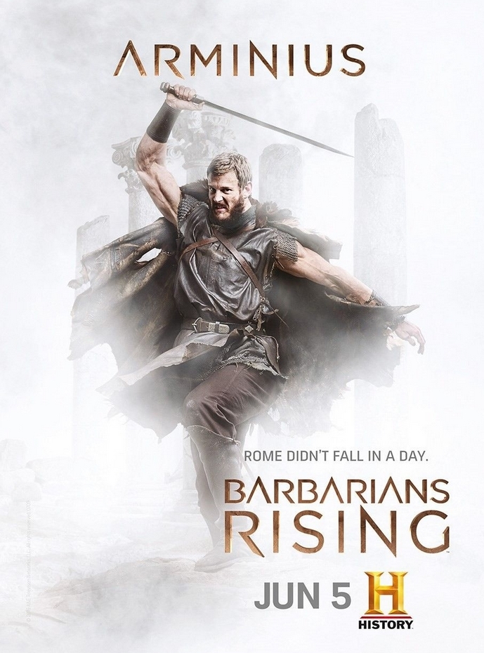 Just noticed the poster for "Barbarians Rising," series about the Roman ...