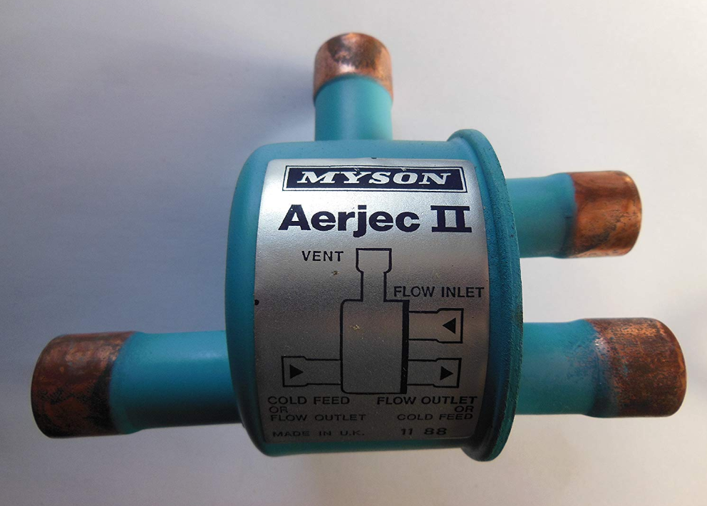 Myson Aerjec II - Plumbed in wrong, or ok alternate set-up? - Photo's ...