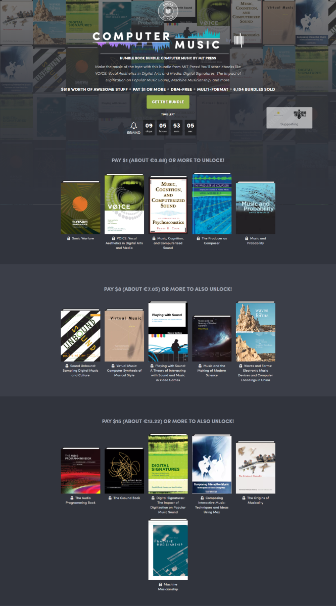 [Conjunta Humble Bundle Books] Computer Music by MIT - Forocoches