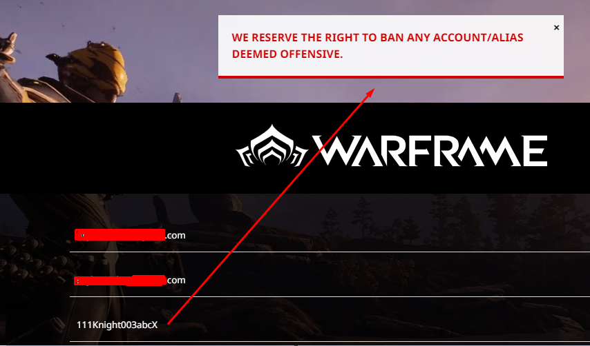 User name 'Night' deemed offensive, "Chinese_Hei_gui" acceptable ...