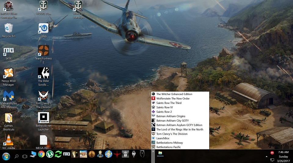 Am I the only one who uses the start menu as a game launcher ...