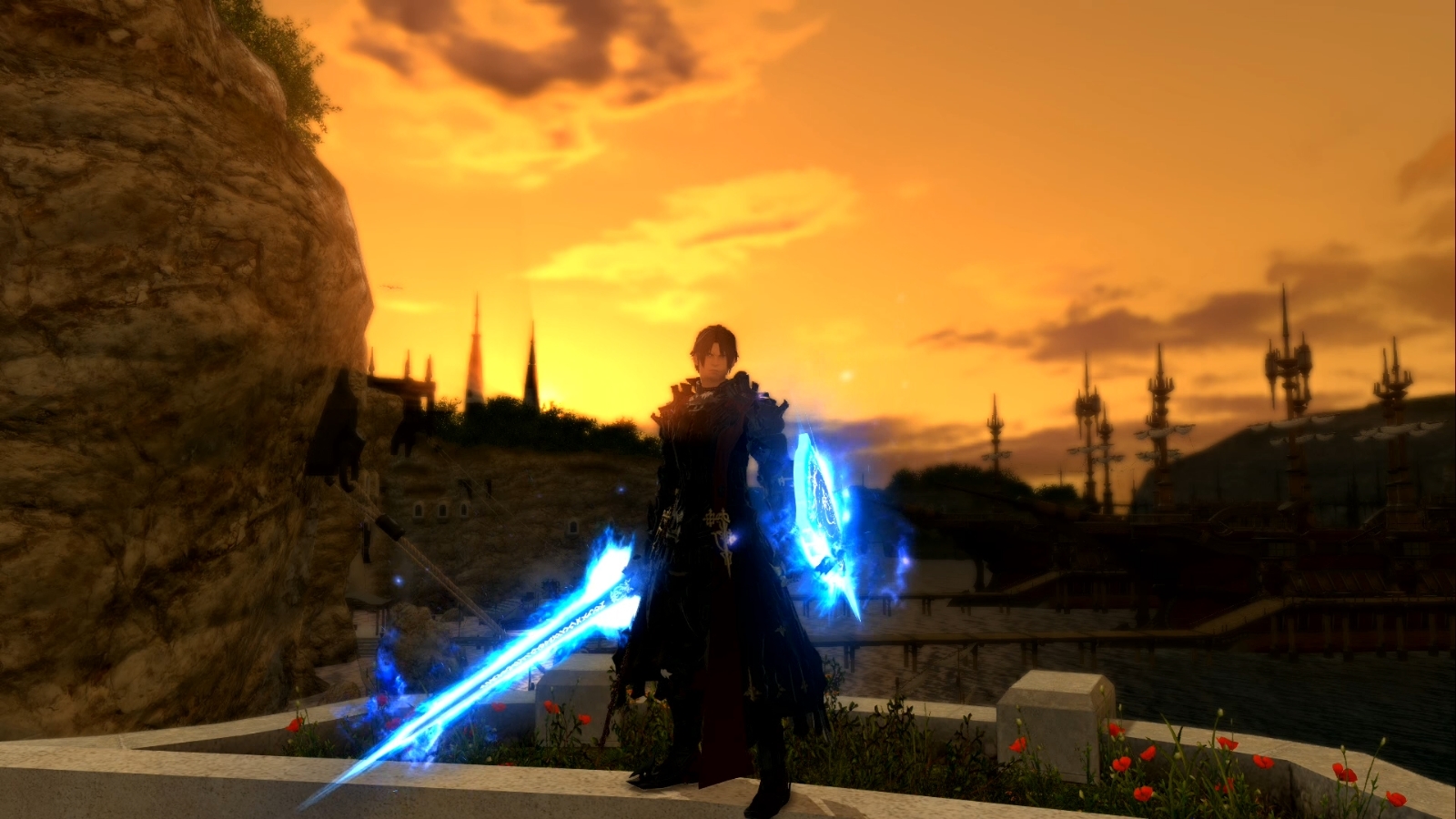 Love this Sunset in Limsa Lominsa + /gpose : r/ffxiv