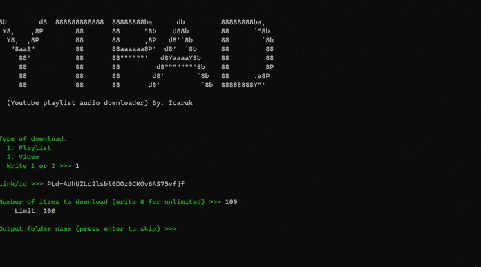 GitHub - Icaruk/ytpad: Youtube playlist audio downloader