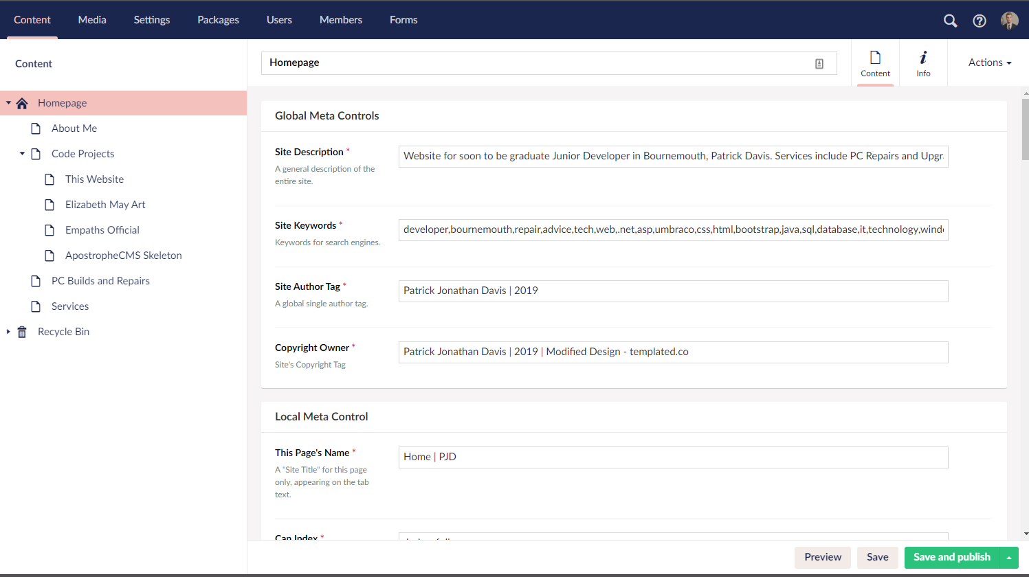 GitHub - patrickd77-eng/PJDumbraco8