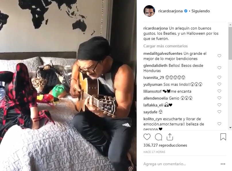 Ricardo Arjona comparte un tierno vídeo cantando en compañía de su ...
