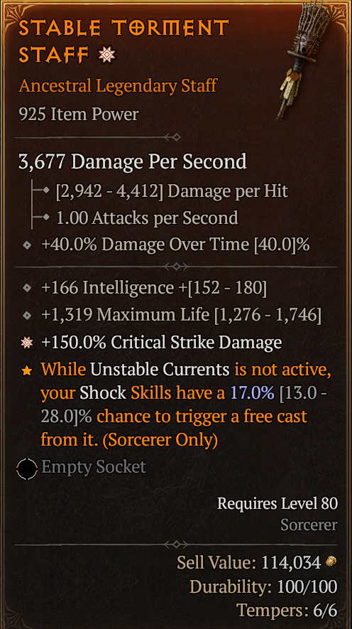 Staff 2h Ga Critdmg - Topic - d2jsp