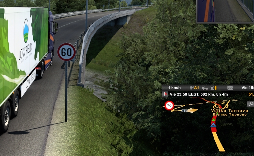 Speed limit not according to sign - SCS Software