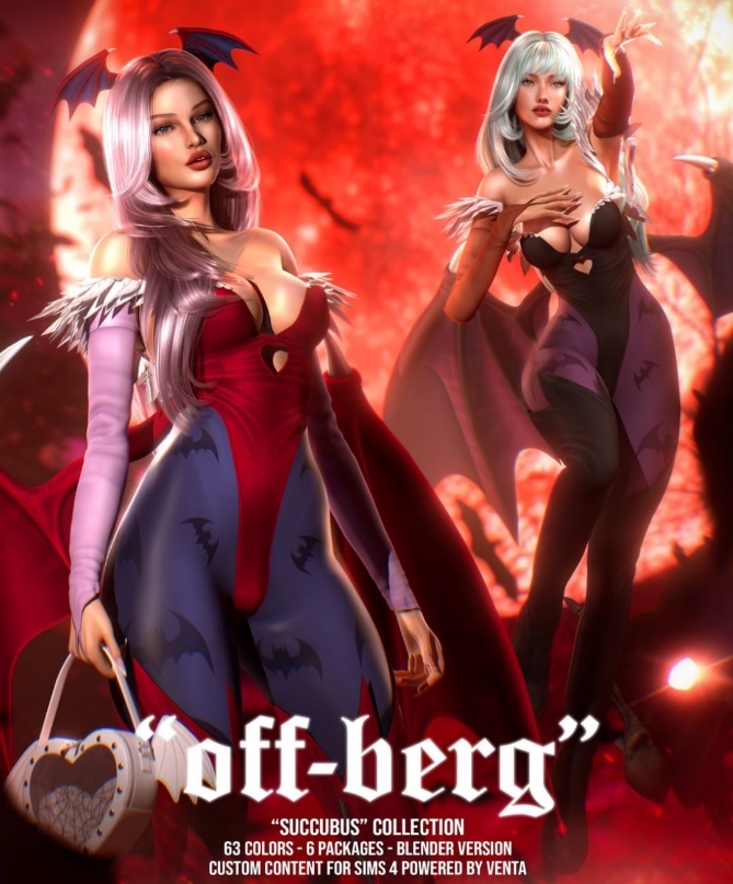 [CAS] Off-Line - Succubus Collection feat. Bergdorf - TS4 Rebels