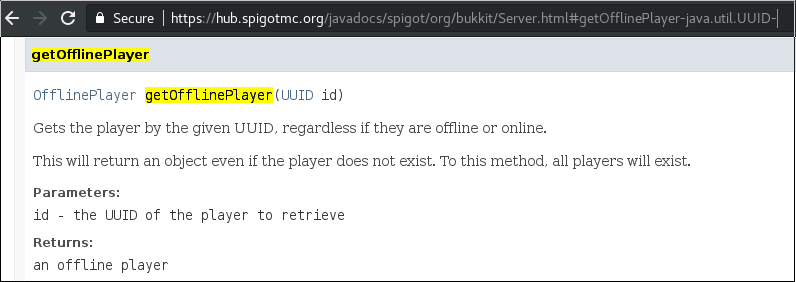 Solved - From UUID to PlayerName | SpigotMC - High Performance ...