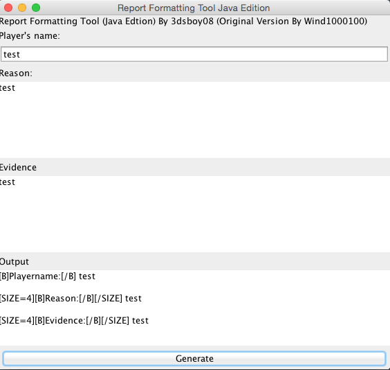 [Windows] Report Formatting Tool | Page 2 | Hypixel Forums
