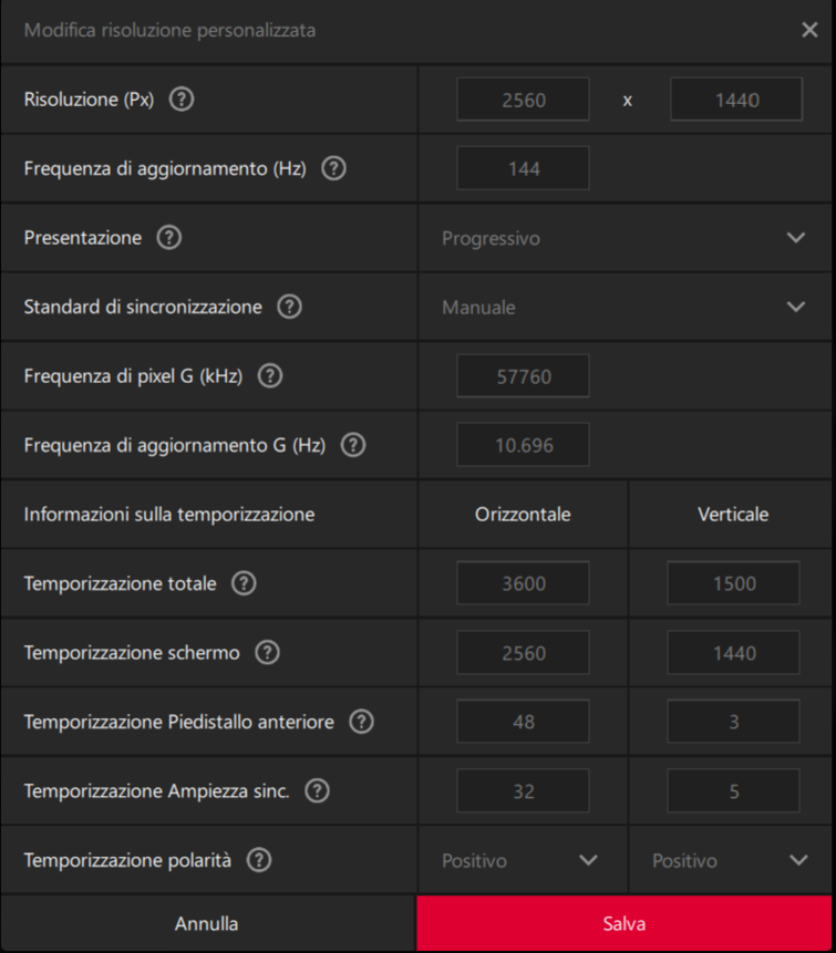 monitor custom resolution AMD : r/Monitors