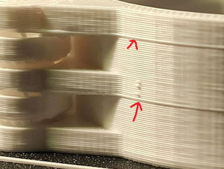 What causes these lines/printing defects when the overal size of the ...