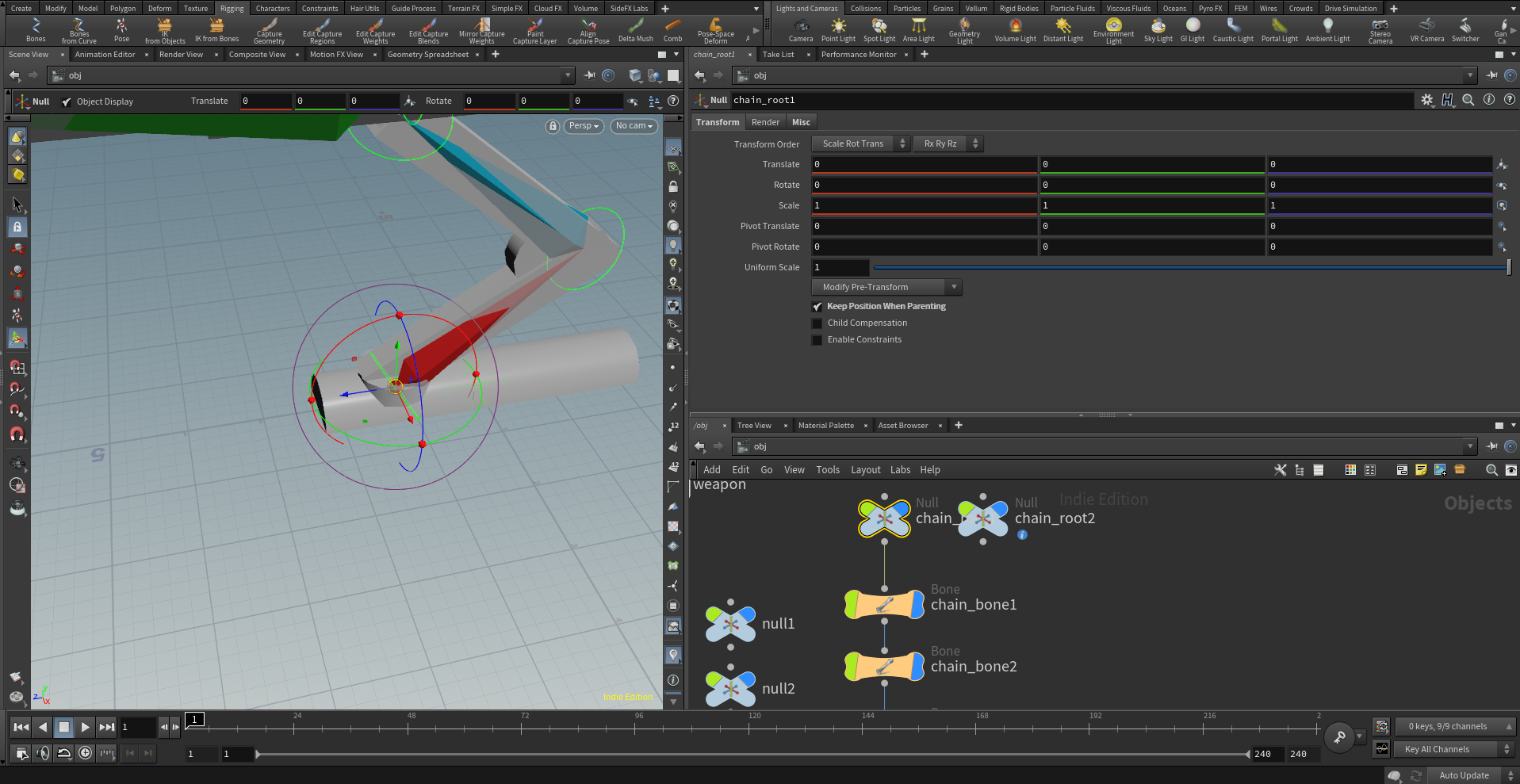 NULL node has coordinates that are not in the Param View. | Forums | SideFX